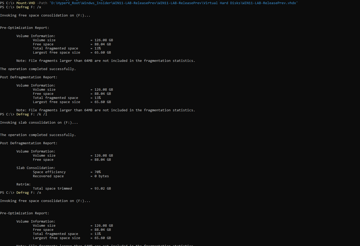 Vhdx File Is Getting Increased And Unable To Optimize Compact Diskspace Windowstechpro